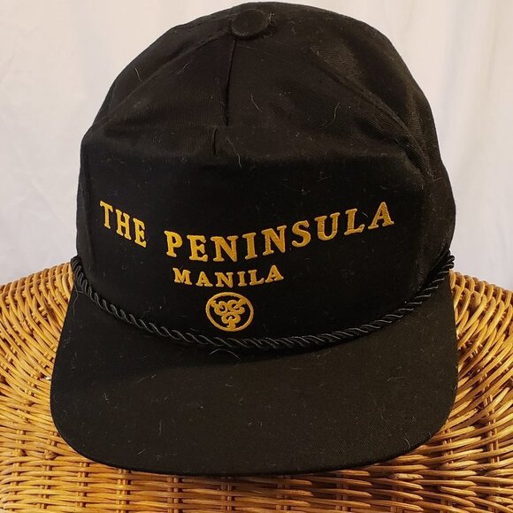 Accessories | Vintage The Peninsula Manila Hotel Philippines Cap Black ...